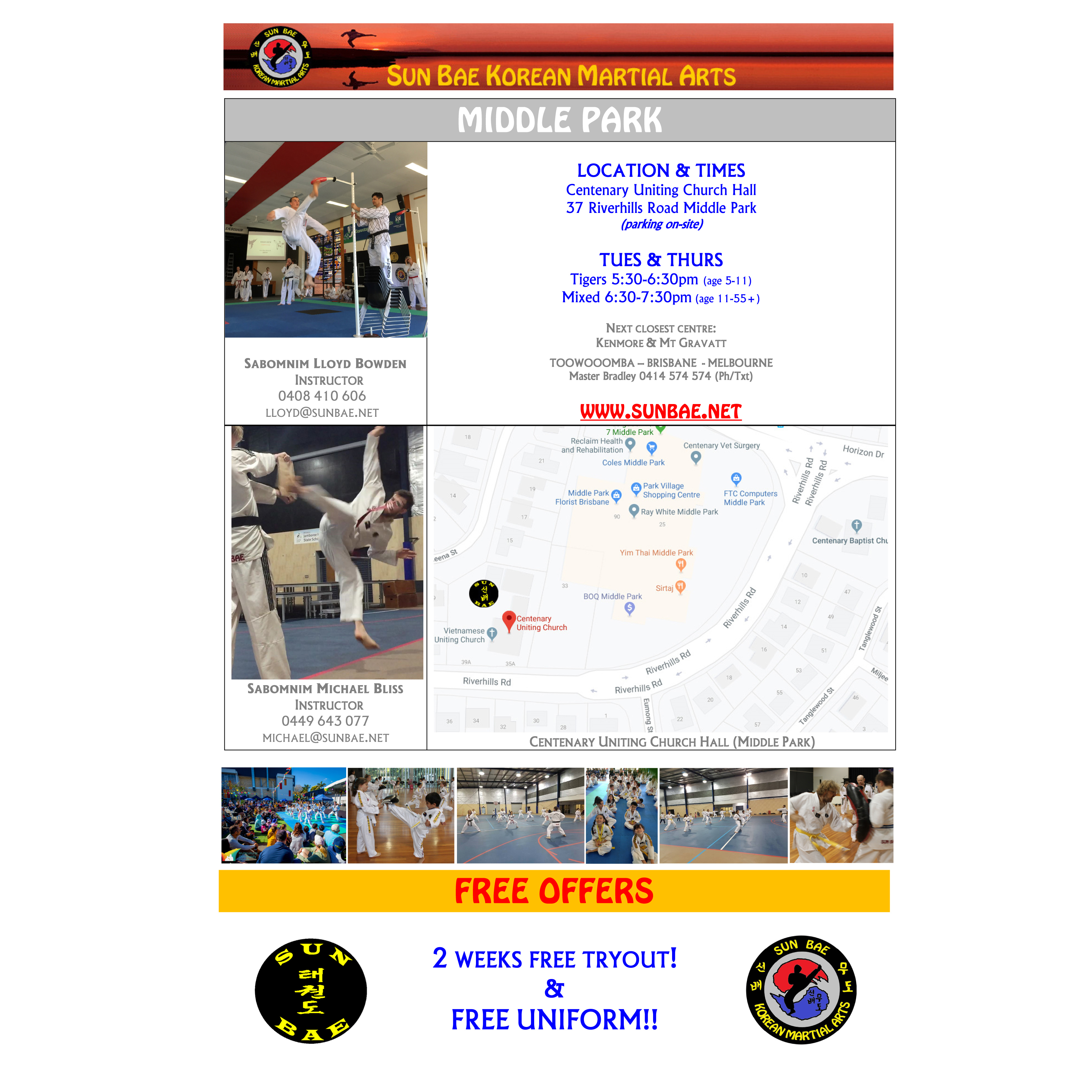 Taekwondo at Sun Bae The Korean Art of Fighting - Taekwondo.